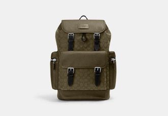 Coach Sprint Rucksack Aus Signature Jacquard