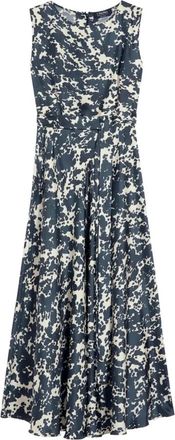 Max Mara Femme, Robes, Multicolore, Taille: 42 FR Robe en Twill de Soie Imprim&eacute;e
