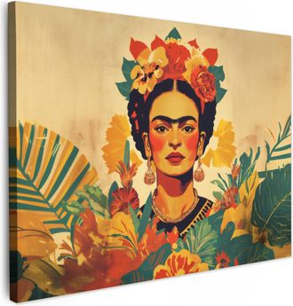 MuchoWow &copy; Wandbilder 40x30 cm Schlafzimmer Home Deko Wohnung Bild Wohnzimmer Fotoleinwand Wand Bilder Leinwand Wall Decor Weiblich - Blumen - Schmuck