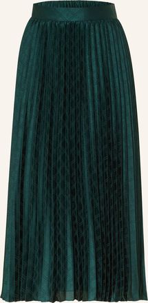 Hobb's Jacquard-Rock Luana Mit Plissees gruen