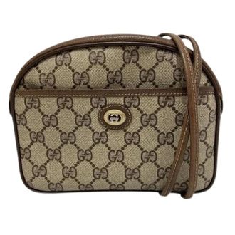 Gucci Sac bandouli&egrave;re Pre-owned GG Supreme Old - Femme - Pre-owned - Brun - Taille: ONE Size