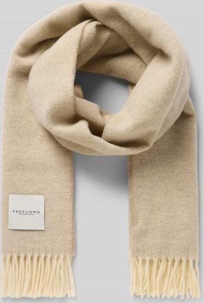 Profuomo Schal aus Wolle mit Fransen