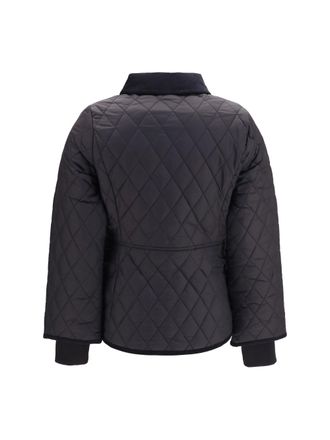 Barbour Womens Quilted Puffer Jacket Black