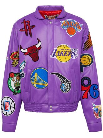Jeff Hamilton x NBA veste Collage - Violet