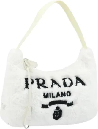 Prada Pre-owned Vintage Hand Bag - Femme - Pre-owned - Blanc - Taille: ONE Size