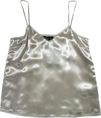 Fabiana Filippi Femme, Tops, Beige, Taille: 38 FR Satin Camisole Top