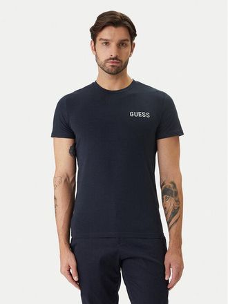 Guess T-Shirt U6GM03 K6YW1 Dunkelblau Slim Fit