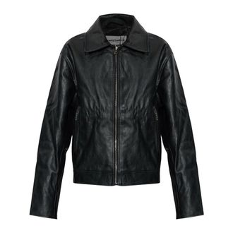 Carne Bollente Lederjacke Mit Taschen - - Jackets - Damen - Schwarzk - S