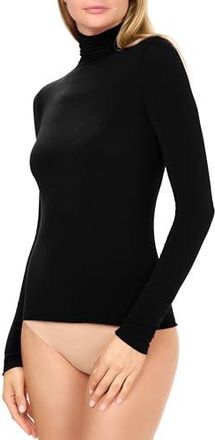 Golden Lady Maglia Light Cashmere Collo Alto, Nero, M/L T-Shirt, Noir, M-L Femme