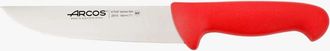 Arcos Fleischermesser aus Nitrum Edelstahl - Ideal f&uuml;r Fleisch - Ergonomischer Griff aus Polypropylen, f&uuml;r Langanhaltenden und Schweren Gebrauch - Rot, Seri