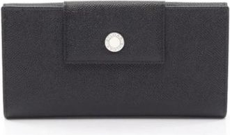 Bulgari Portefeuille vintage pr&eacute;-poss&eacute;d&eacute; pliant - Femme - Pre-owned - Noir - Taille: ONE Size
