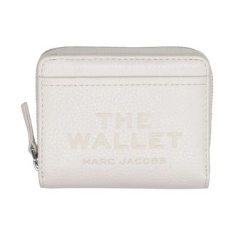 Marc Jacobs Femme, Accessoires, Blanc, Taille: ONE Size Portefeuille zipp&eacute; semi-circulaire