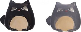 Puckator Salz und Pfefferstreuer schwarze und graue Katze