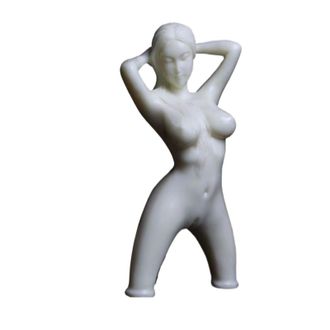 Generic 14,5 cm wei&szlig;e nackte Frauen-Figuren, Schreibtisch-Ornamente, sexy Yoga, nackte K&ouml;rperkunst, Statue, Zuhause, Weinschrank, B&uuml;cherregal, Dekoration