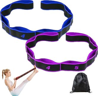 Generic 2026 Fitness Resistance Band for Stretching and Yoga, Number Resistance Band for Glutes, Stretch Bands for Exercise, for Yoga, Stretching, Pilates, Fi