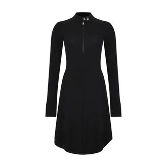 Courr&egrave;ges Femme, Robes, Noir, Taille: 34 FR Robe courte zipp&eacute;e