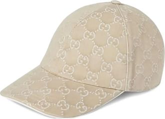 Gucci Baseballkappe mit Logo-Muster - Nude