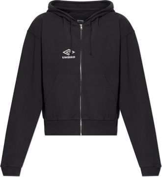 Umbro Kompakter Rei&szlig;verschluss-Hoodie mit Maske - - Sport - Herren - Schwarzk - XL