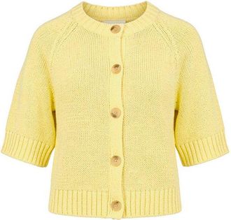 bianca Strickjacke RONA in sommerlichem B&auml;ndchengarn und Trendfarbe