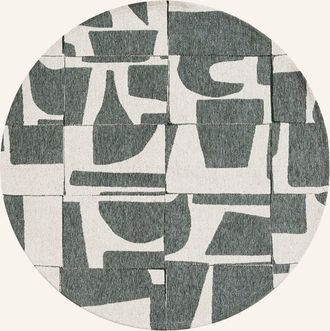 Louis De Poortere Louis De Poortere Teppich Craft Papercut gruen
