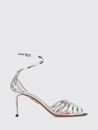 Aquazzura Sandales &agrave; Talons Femme couleur Argent