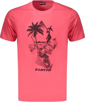 Lotto Homme, Tops, Rouge, Taille: 2XL T-shirt &agrave; manches courtes
