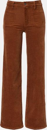 Frame Denim Pantalon ample Le Slim Palazzo en velours côtelé