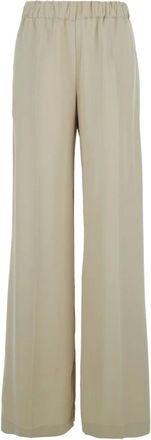 P.A.R.O.S.H. P.a.r.o.s.h., Femme, Pantalons, Beige, Taille: 38 FR Light Poly Pants