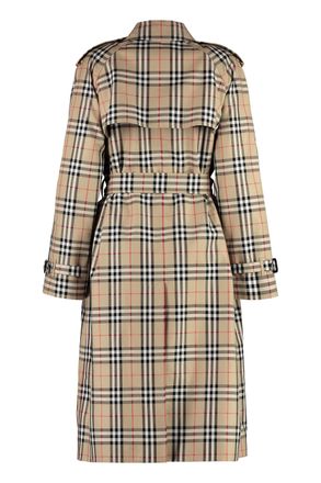 Burberry Womens Trench Coat Beige Cotton & Raincoats