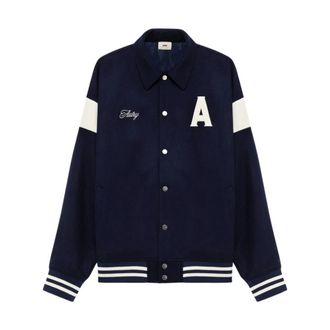 Autry Varsity College Bomberjacke - - Jackets - unisex - Blau - S