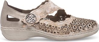 Rieker Halbschuhe Rieker 413G4-90 Goldfarben