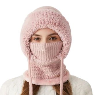 Generic Bonnet dhiver Confortable et Chaud avec Capuche - R&eacute;glable, &eacute;l&eacute;gant, Respirant, Coupe-Vent, Cache-Oreilles doubl&eacute; en, randonn&eacute;e, randonn&eacute;e, Escalade, 