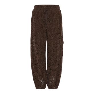 Gustav Cropped Hosen - - Trousers - Damen - Braun - XS