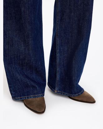Arket Stiefelette Aus Veloursleder -Braun