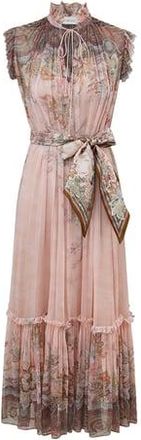 Zimmermann Robe fronc&eacute;e et volant&eacute;e Alchemy