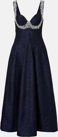 SIMKHAI Verziertes Midikleid Charlotte aus Jacquard