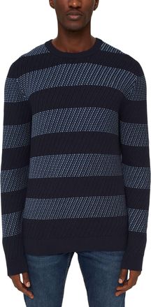 Esprit Herren 101EE2I302 Pullover, 400/NAVY, M