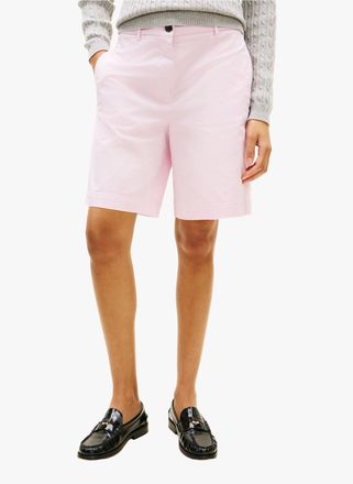 Tommy Hilfiger Short droit en coton m&eacute;lang&eacute;