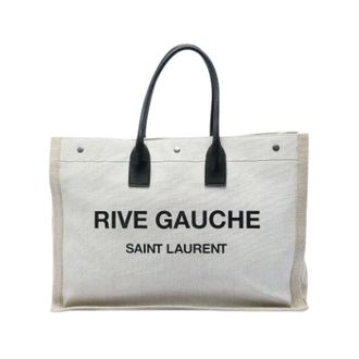 Saint Laurent Pre-owned Vintage Canvas Tote Bag - - Pre-owned - Damen - Beige - ONE SIZE
