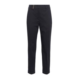 PESERICO Tapered Hosen - - Trousers - Damen - Blau - M
