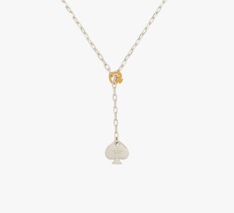 Kate Spade New York Statement Spade Lasso-Halskette