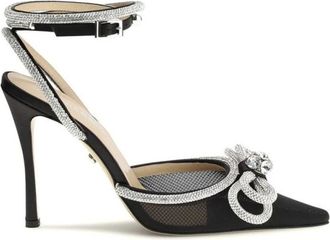 Mach & Mach Mach & Mach, Femme, Chaussures, Noir, Taille: 41 EU Escarpins &agrave; Talons Hauts en Soie
