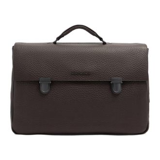 Piquadro Ca7266W151 Leder-Aktentasche - - Bags - Herren - Braun - ONE SIZE