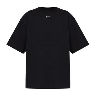 Off-white Das Logo T-Shirt - - Tops - Damen - Schwarzk - L