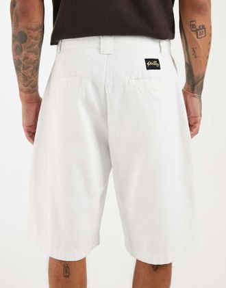 Stan Ray Locker geschnittene Chino-Shorts in Wei&szlig;