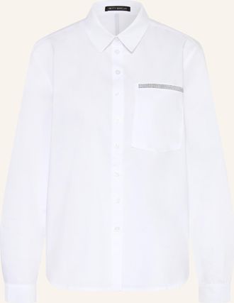 Betty Barclay Hemdbluse Mit Schmucksteinen weiss