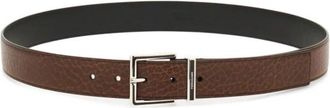 Ferragamo Fixierter G&uuml;rtel mit eckiger Schnalle - - Accessories - Herren - Braun - 95 CM