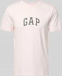 GAP T-Shirt mit Logo-Patch und Rundhalsausschnitt