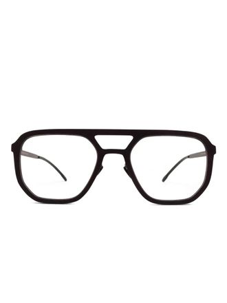 Mykita lunettes de vue &agrave; monture g&eacute;om&eacute;trique - Noir