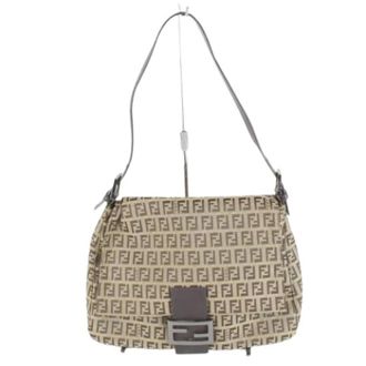 Fendi Sac bandouli&egrave;re Zucchino Pre-owned - Femme - Pre-owned - Beige - Taille: ONE Size